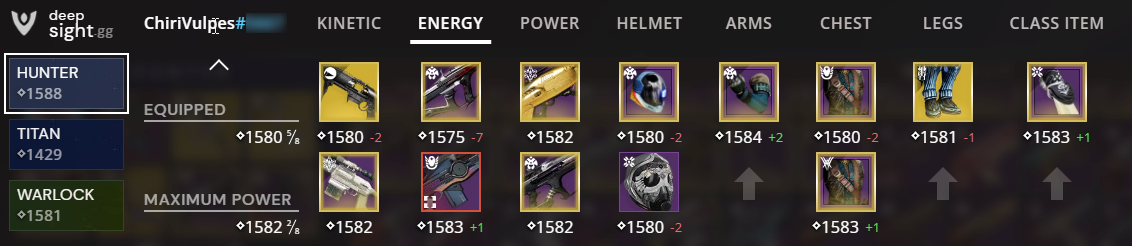 deepsight.gg / Destiny 2 Item Manager